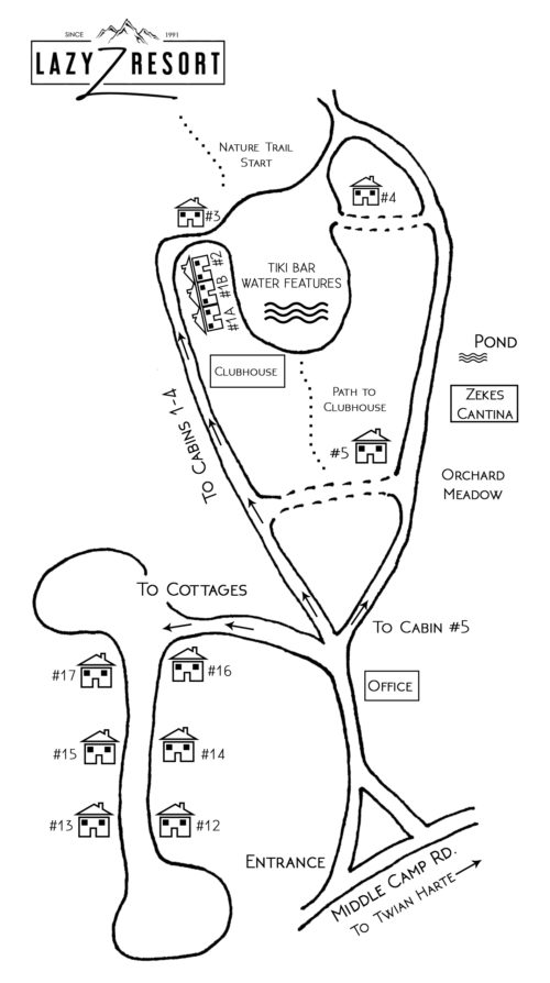 Grounds Map – Lazy Z Resort